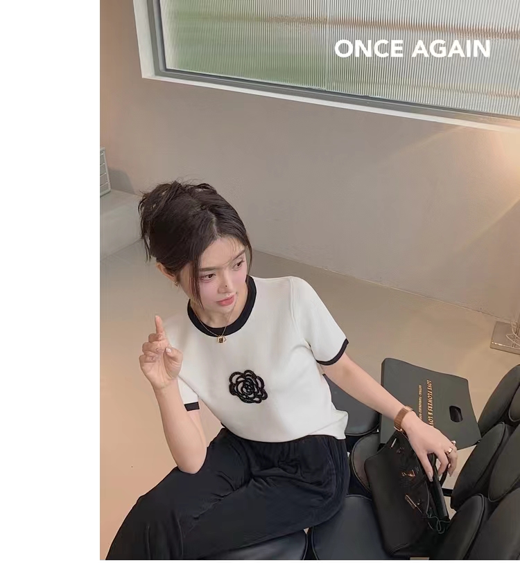 Gakki เสื้อยืดแขนสั้น เสื้อยืดไหมพรมผู้หญิง ผ้านิ่มใส่สบาย ฟรีไซส์ พร้อมส่ง 32082# | Lazada.co.th