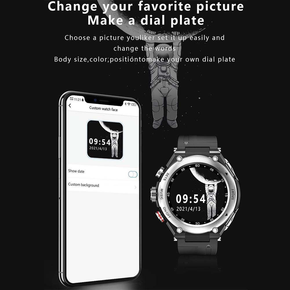 Lemfo T92 Smart Watch Men Tws Earphone Call Music Diy Dials Body Temperature Sport Smartwatch ...