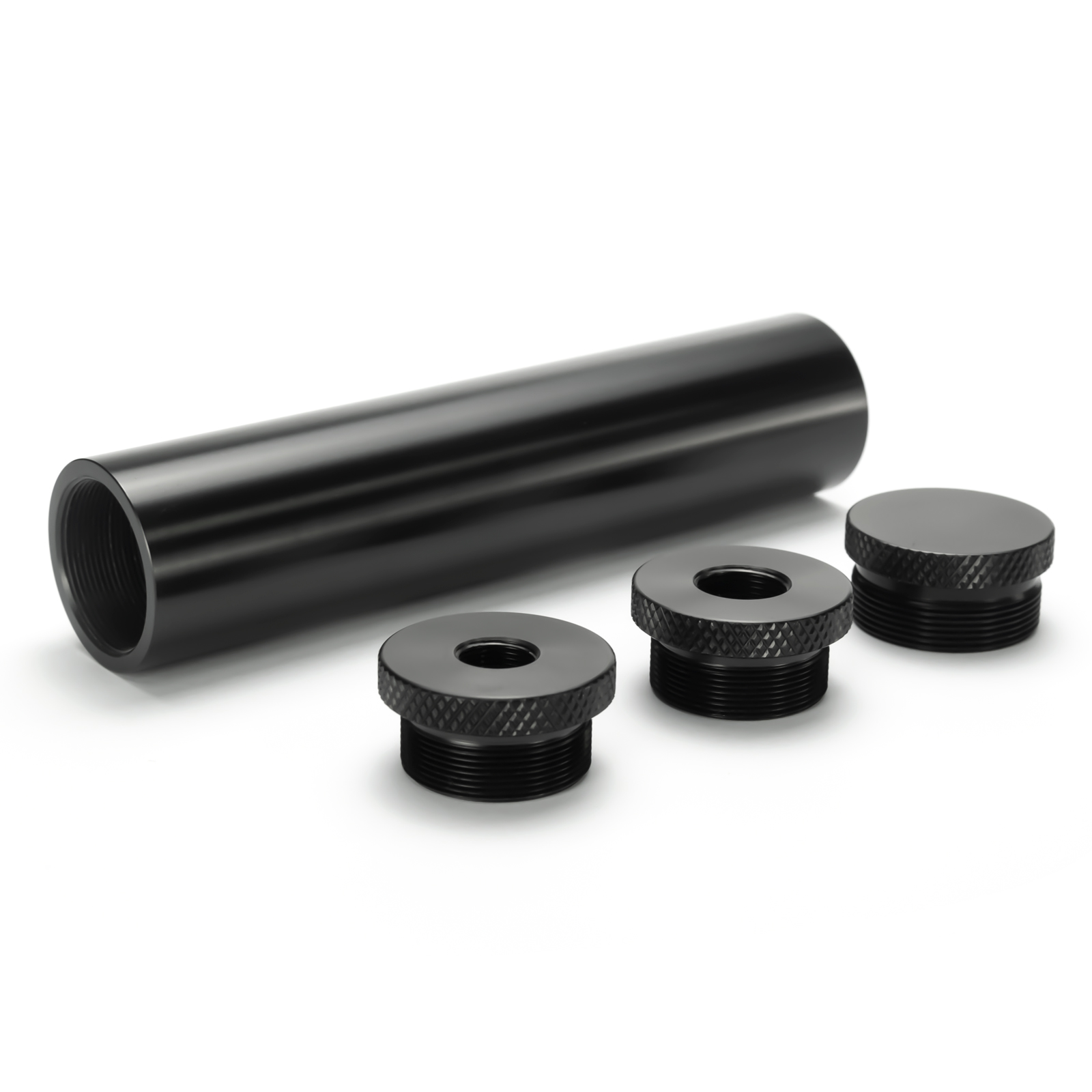 7''L 1.45"OD Aluminum Radial Solvent Trap 1-3/16x24 Tube 9pcs Stainless ...