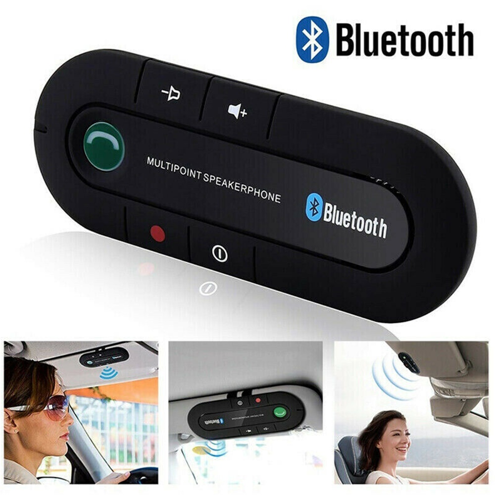 【HD VOICE????????????】Car Wireless Bluetooth 5.0 Speaker Hands-Free Car ...