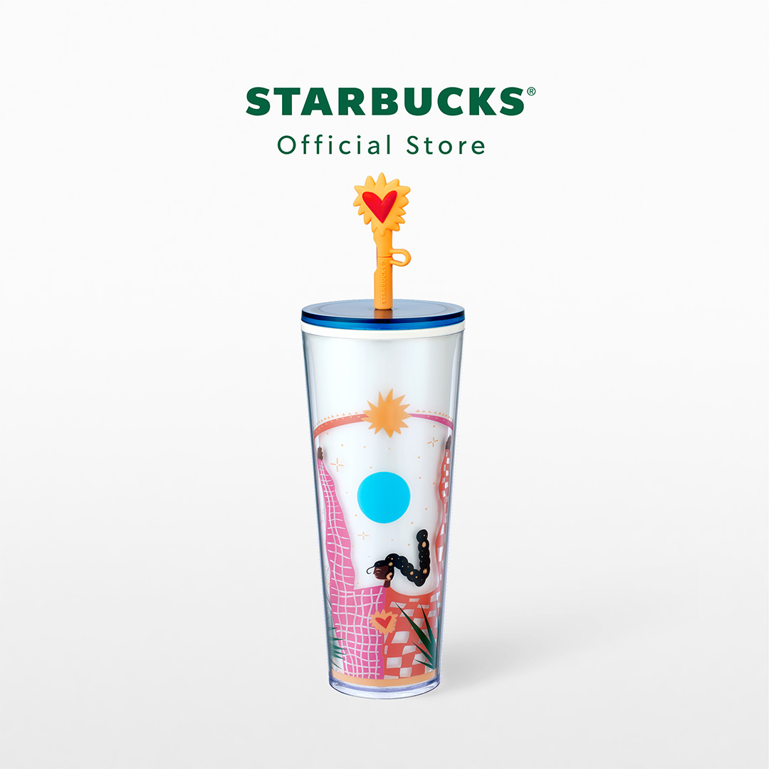 Starbucks Girl with Heart Cold Cup 24oz. ทัมเบลอร์สตาร์บัคส์พลาสติก ...