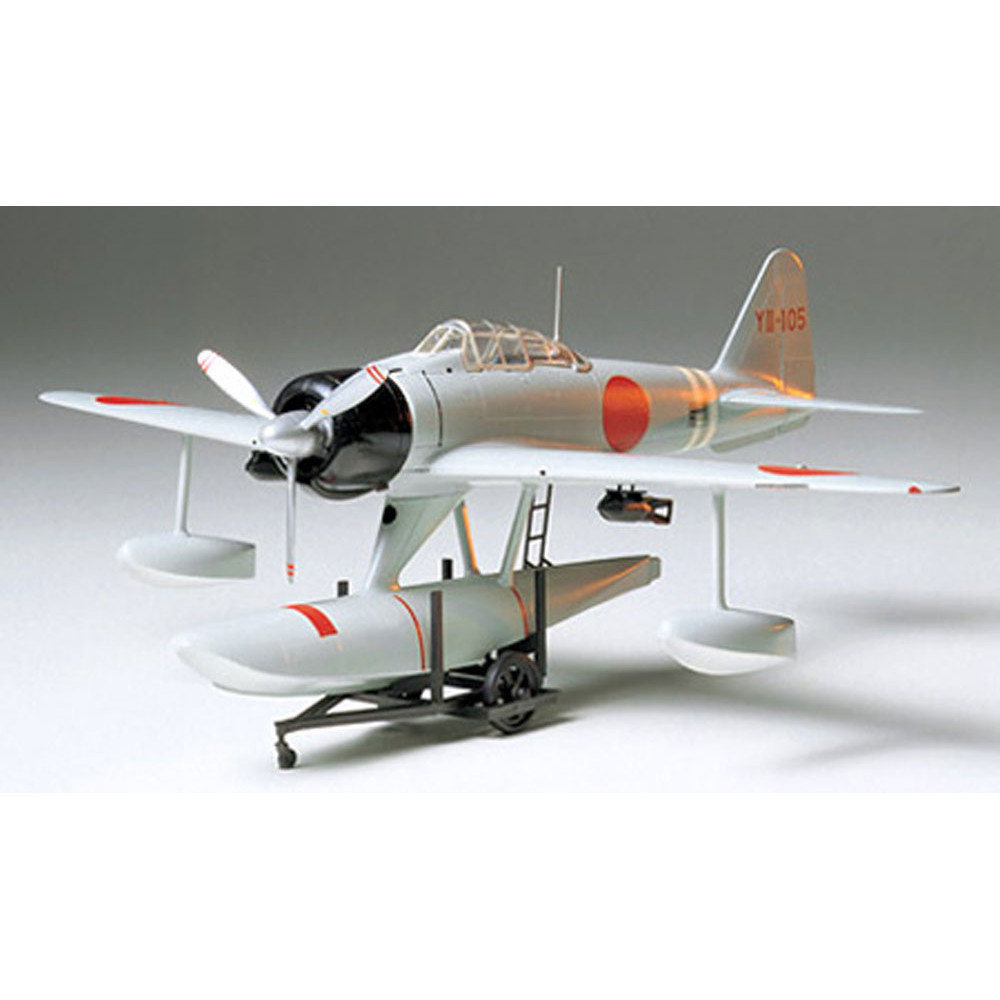 โมเดลเครื่องบิน 1/48 Nakajima A6M2 N Type2 sail plane Tamiya 61017 ...