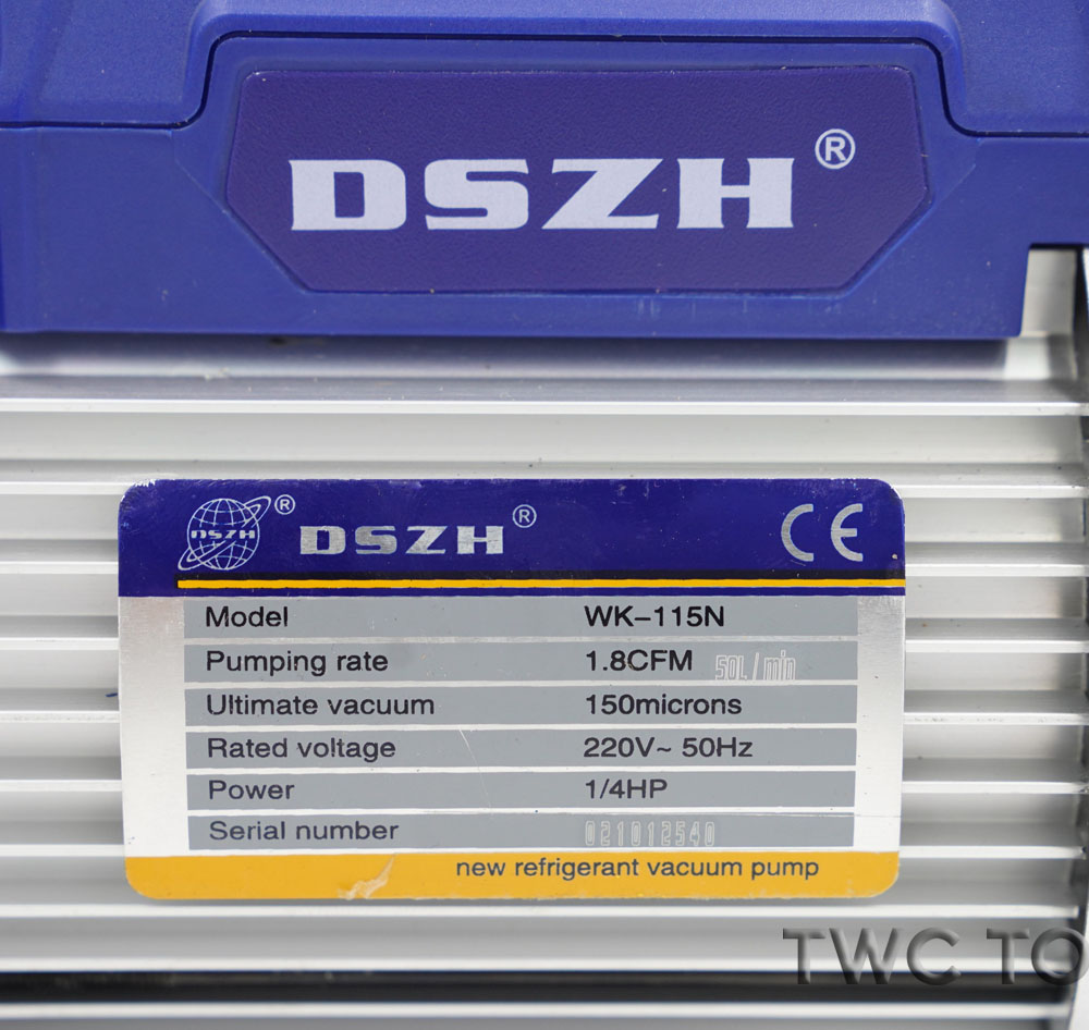 DSZH 115N แวคคั่ม ปั๊มสูญญากาศแอร์ 50 ลิตรนาที รุ่นใหม่ แว๊คคั่มปั๊ม แว๊คคั่มปั๊ม แว็คคั่ม ...