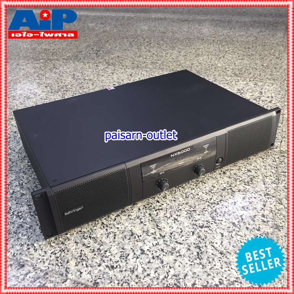 BEHRINGER NX-6000 POWERAMP ของแท้ NX6000 POWER AMP เพาเวอร์แอมป์ Class ...