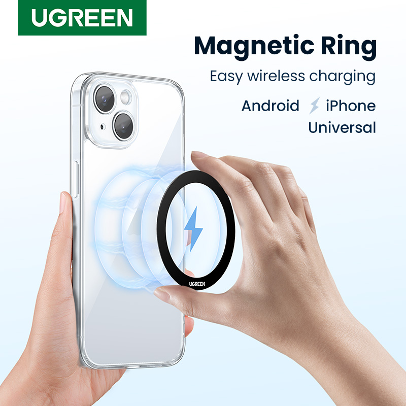 UGREEN Wireless Magnetic Sticker for iPhone 15 14 13 12 11 XS ...