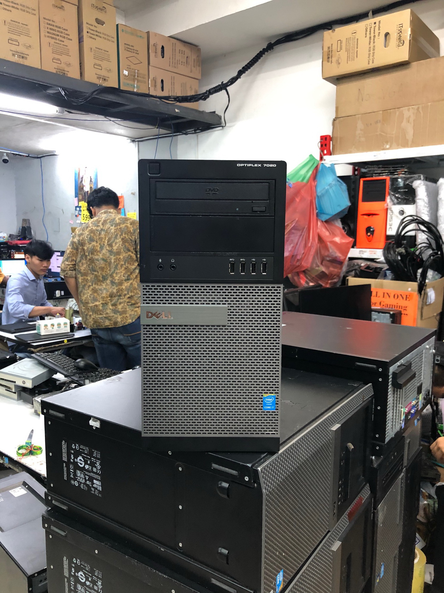 DELL Optiplex 7020MT Core i7 4790 3.6GHz ใส่การ์ดจอมาตรฐานได้เลย - npm ...