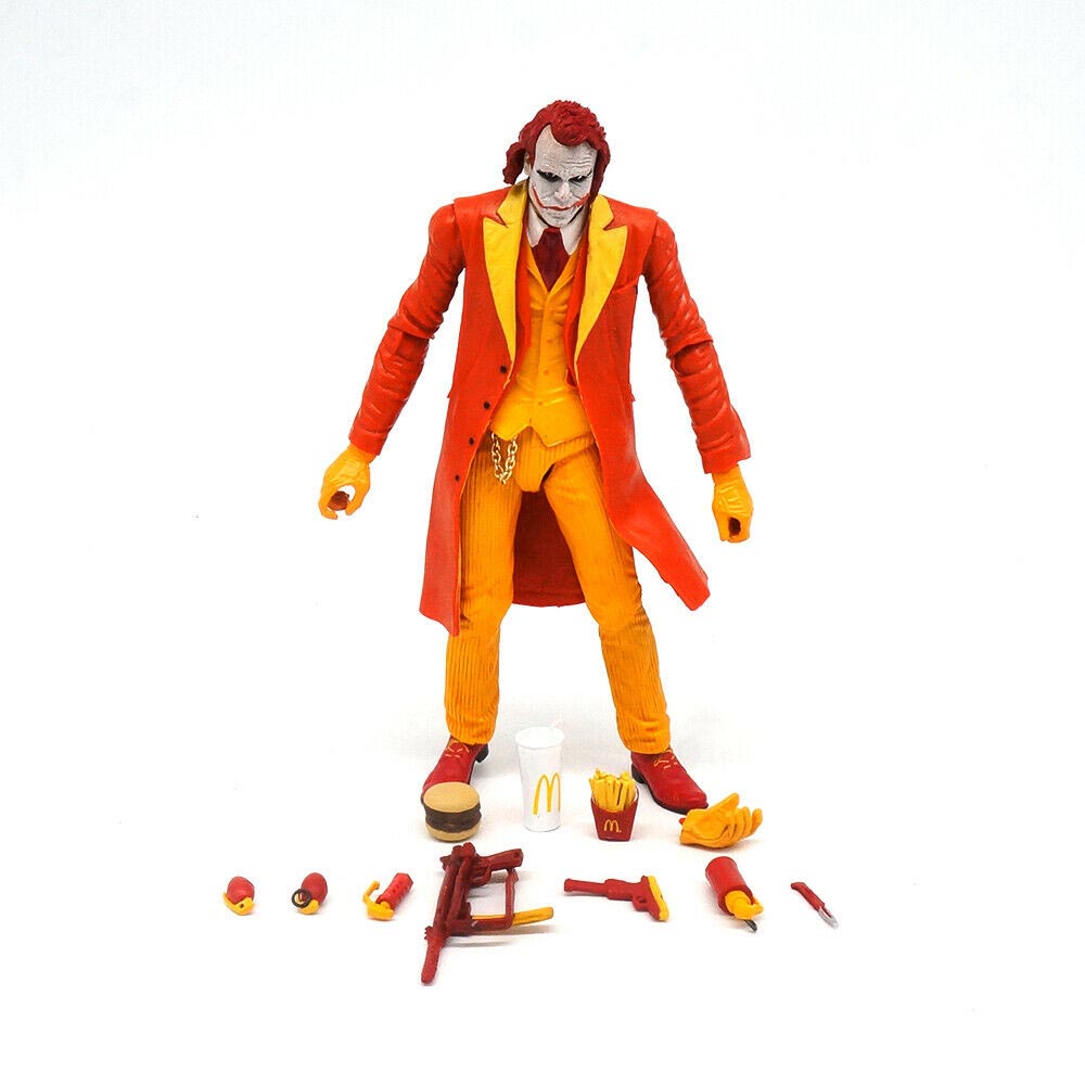 NECA Batman Joker McDonald ประเภท Funny Action Figure 7 "Play Toy Model ...