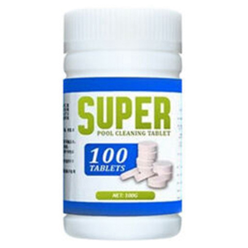 100Pcs/Box Pool Cleaning Effervescent Chlorine Tablets Cage ...