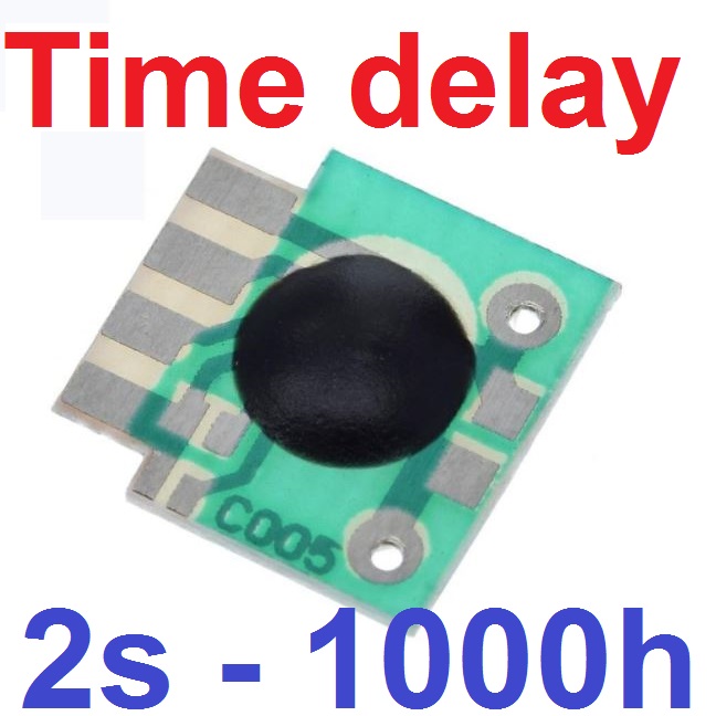 โมดูลตั้งเวลา หน่วงเวลา 2วินาที ถึง 1000 ชั่วโมง Time Setting Delay