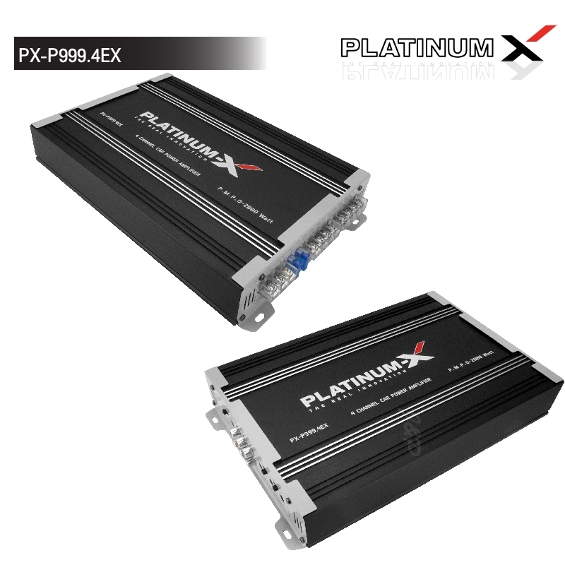 PLATINUM-X เพาเวอร์แอมป์ AB 4CH. 2000W แถมชุดสายไฟติดตั้ง 999 PowerAmp ชุดแอมป์พร้อมสายไฟ ...