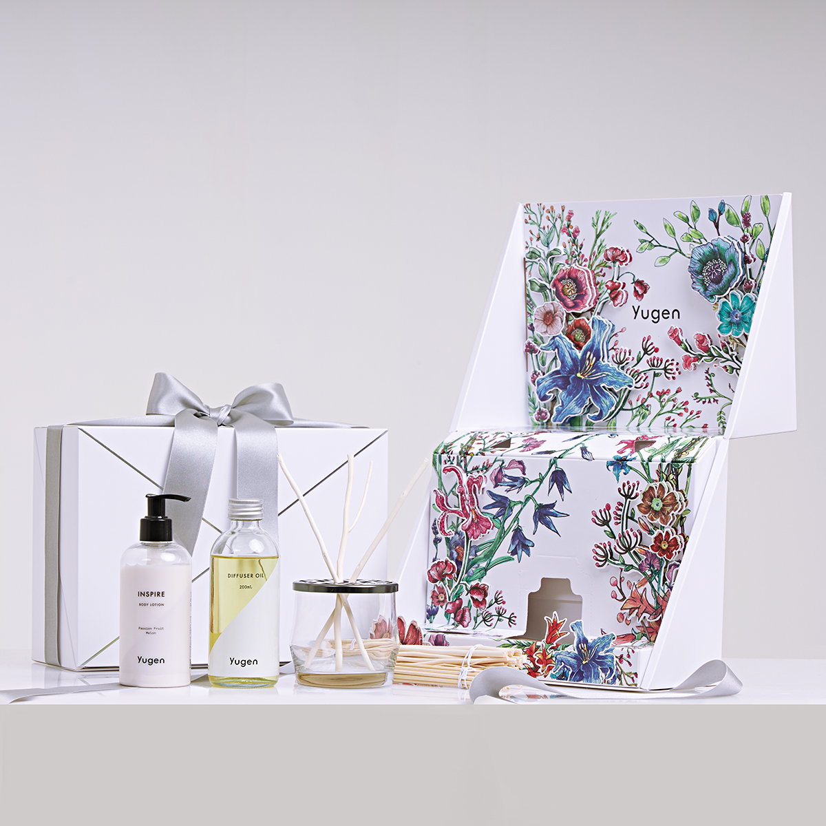 Yugen Gift Set : Reed Diffuser 200 ml + Body Lotion (ชุดก้านไม้กระจาย ...