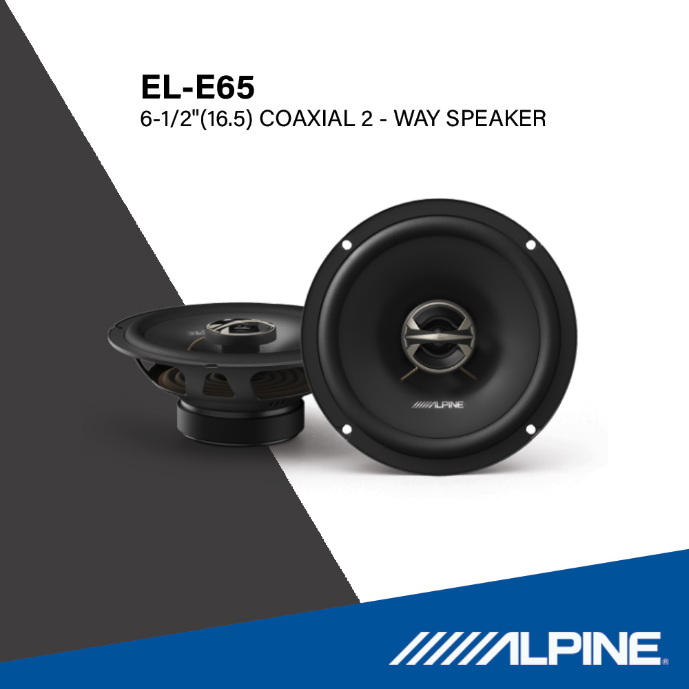 Alpine ใหม่ ลำโพง EL-E65 (SU00409A01) รุ่น EL-series ขนาด 6.5 นิ้ว COAXIAL 2 - WAY SPEAKER เสียง ...
