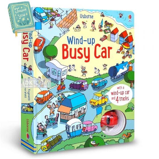 Enjoy a Happy Life หนังสือ USBORNE WIND-UP BOOKS :BUSY CAR | Lazada.co.th