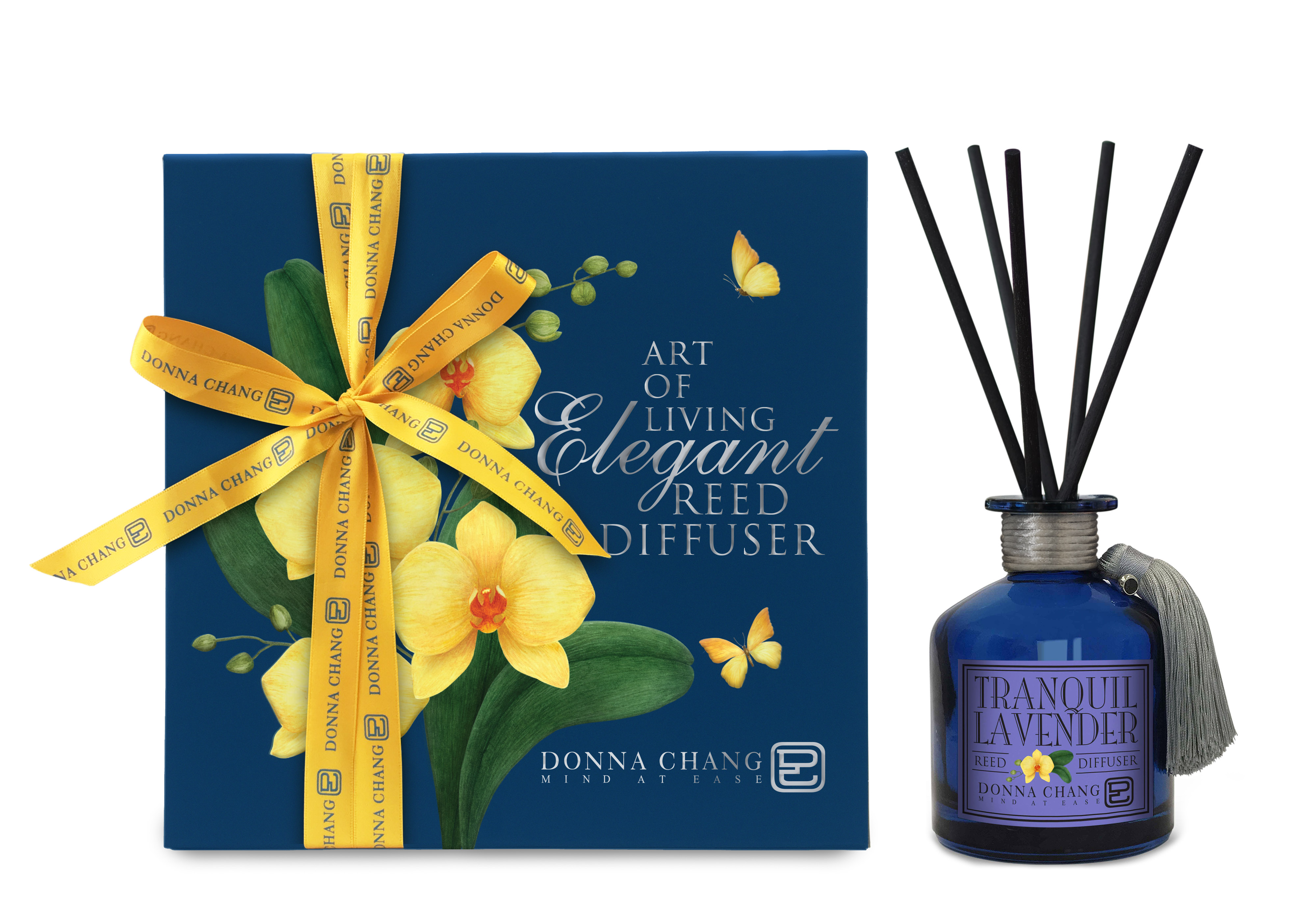 DONNA CHANG Tranquil Lavender Reed Diffuser (200 ml) ดอนน่า แชง ก้านไม้ ...