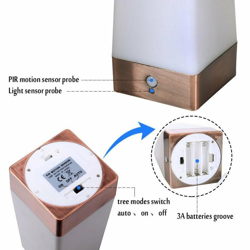 Induction Light Wireless PIR Motion Sensor LED Night Lamp Battery ...