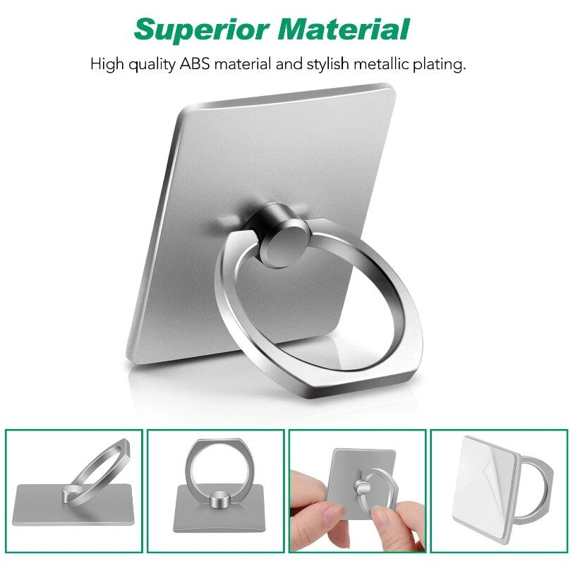 1PCS Gold Color 360 Degree Finger Ring Mobile Phone Smartphone Stand ...