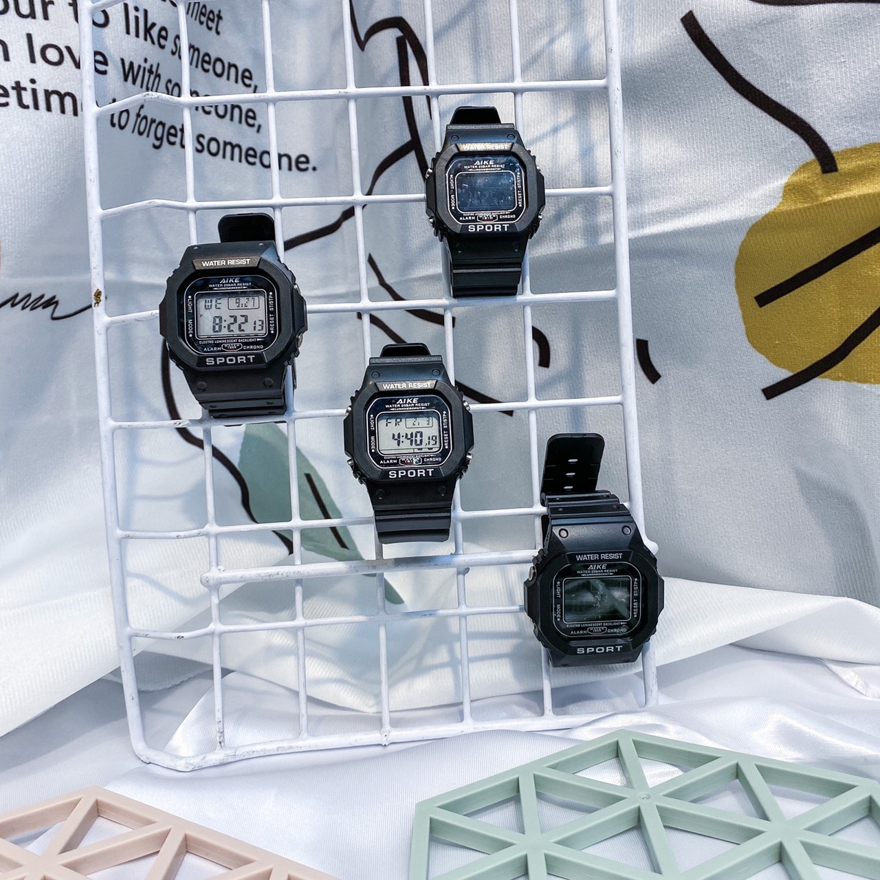 AIKE นาฬิกาข้อมือ สไตล์ G-SHOCK ยักษ์เล็ก ยักษ์ใหญ่ กันน้ำได้ดี มีรับ ...