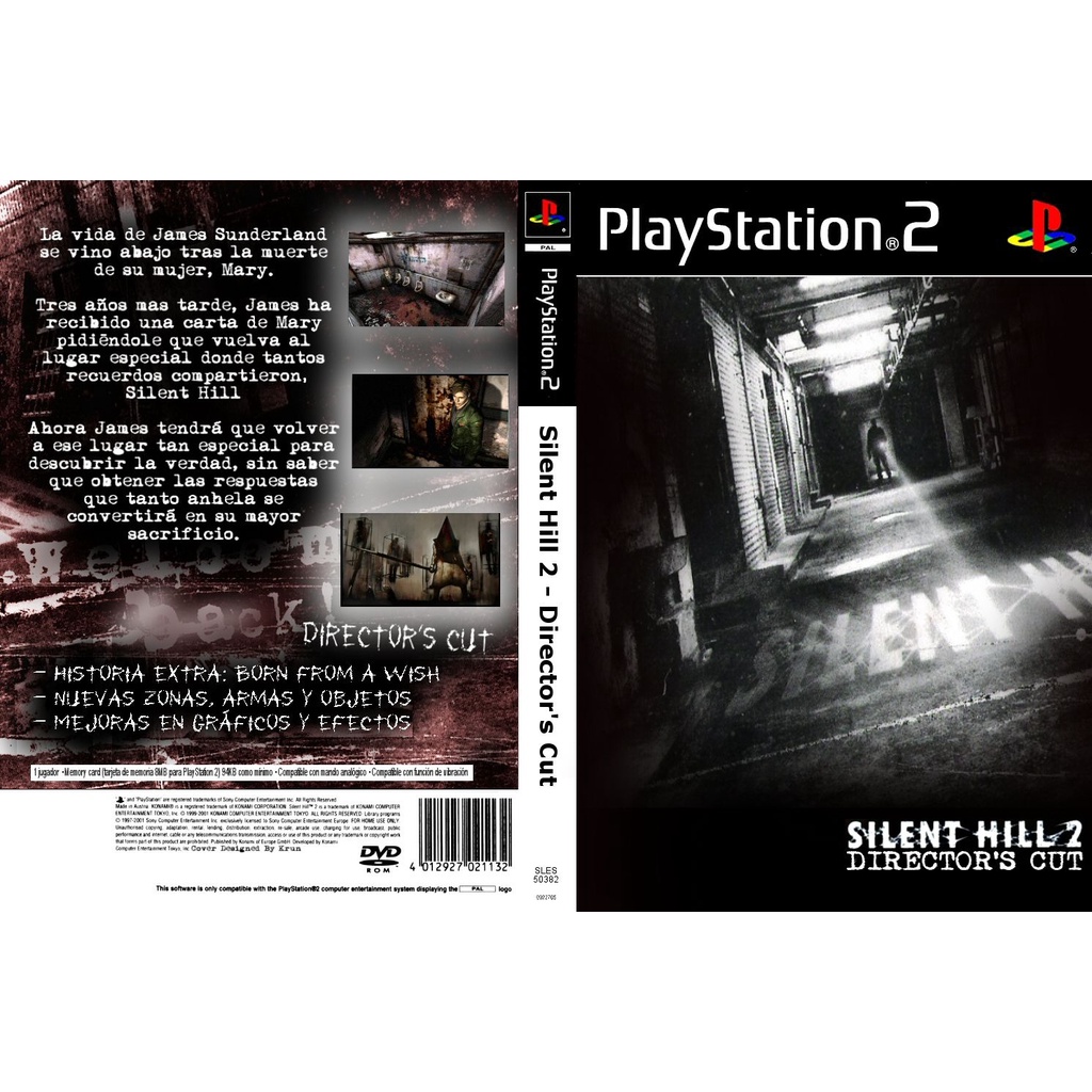 แผ่นเกมส์ PS2 Silent Hill 2 Directors Cut แผ่นไรท์ สกรีนแผ่น คุณภาพ ส่ง ...