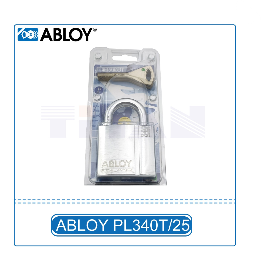 กุญแจล็อคมาตราฐานสูง (แอ๊ปบลอย) Abloy รุ่น PL340T/25 UK | Lazada.co.th