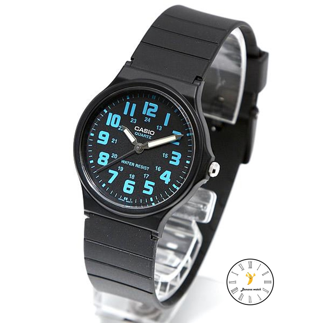 Casio นาฬิกาข้อมือผู้หญิง สายพลาสติก รุ่น MQ-71-2B - สีดำ - Banana ...