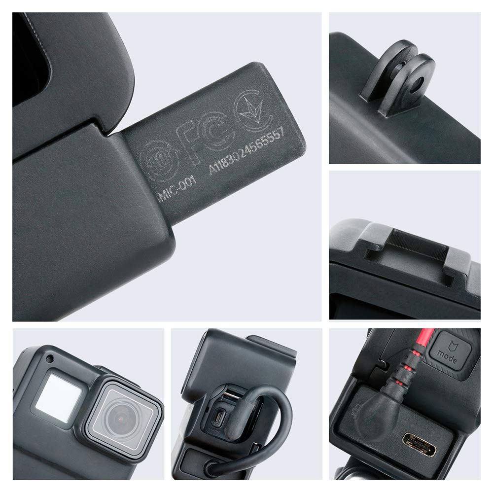 Ulanzi V2 Vlog Case Housing Shell For GoPro Hero 5 6 7 Vlogging Cage Frame Black - Rakad - ThaiPick