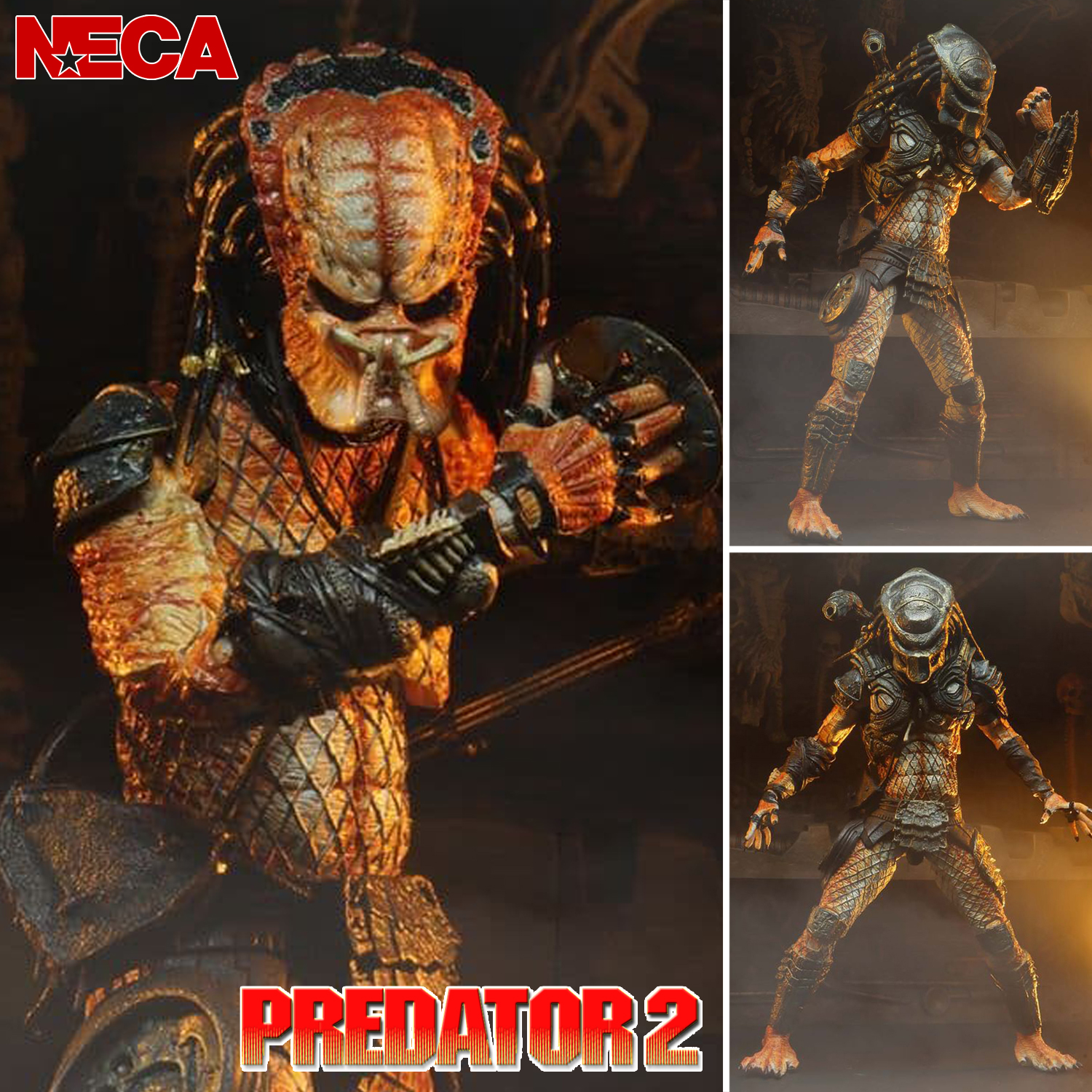 Figma ฟิกม่า งานแท้ 100% Figure Action NECA จากหนังดัง Predator 2 ...