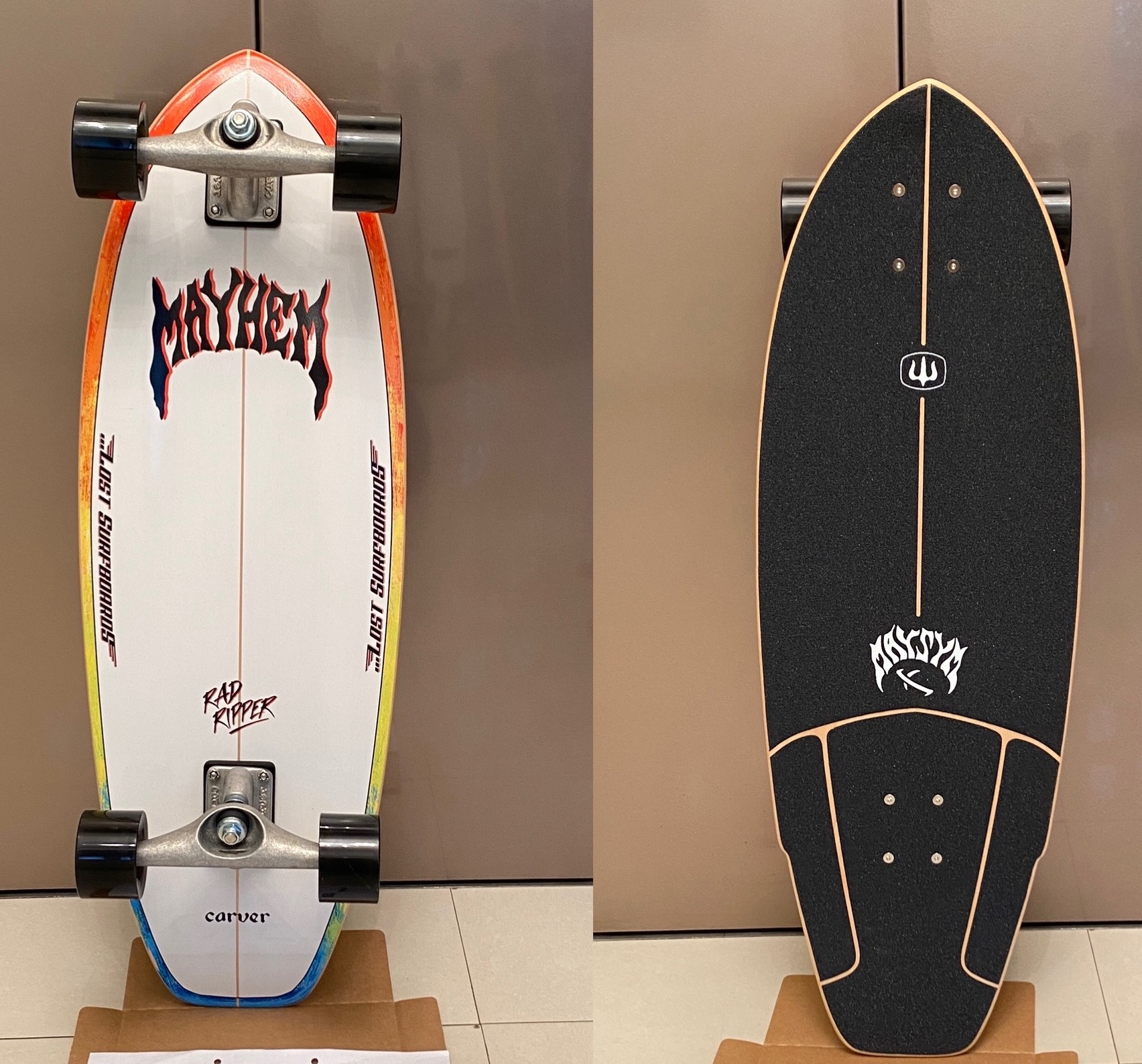 Carver Surfskate Lost Rad Ripper 31นิ้ว เซิร์ฟสเก็ต CX/C7 มีกล่องCarver ...