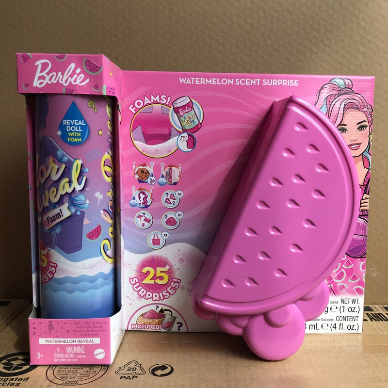 Barbie surprise become color-blind box of super bubbles combination ...
