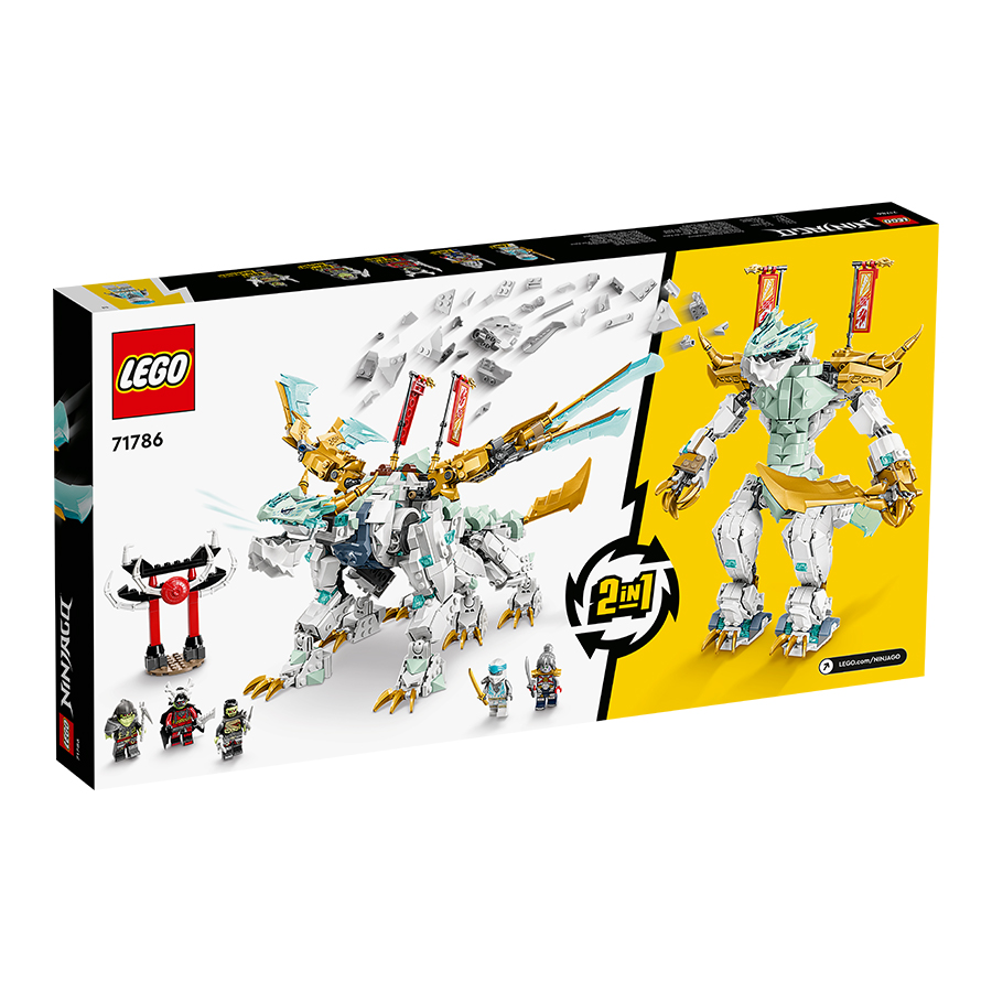 Toys R Us LEGO Ninjago Zanes Ice Dragon Creature 71786 (135308) - Toys ...