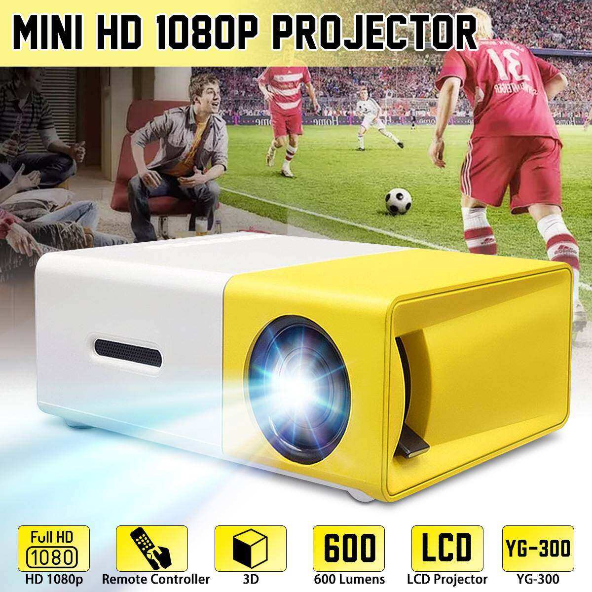2021 New Projector LEJIADA YG300 Mini Projector smart projector Long ...