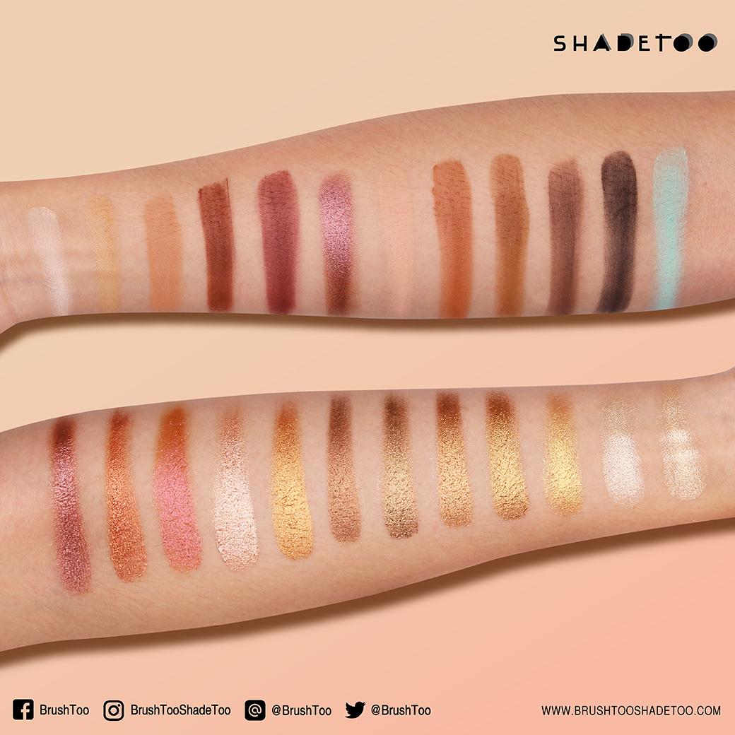 Shade Of Moonlight อายแชโดว์ 24 สี เฉดสีโทนน้ำตาลชมพู ใช้ได้ทุกวัน ...