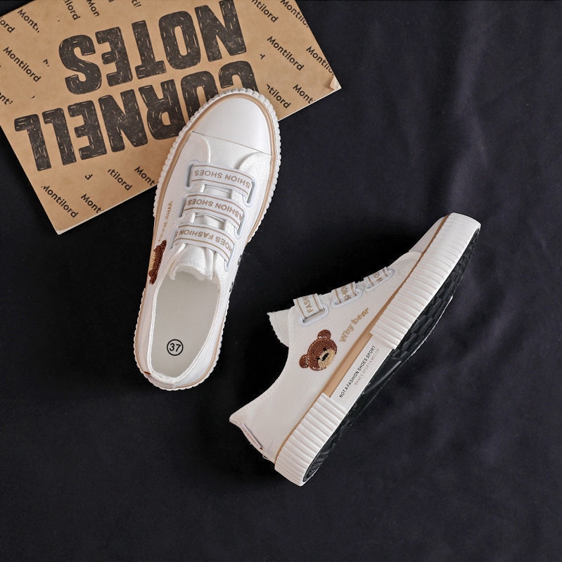 รองเท้าผ้าใบเป็ดทาสีสำหรับชายและหญิง The new 2022 cinnamon dog harajuku ...