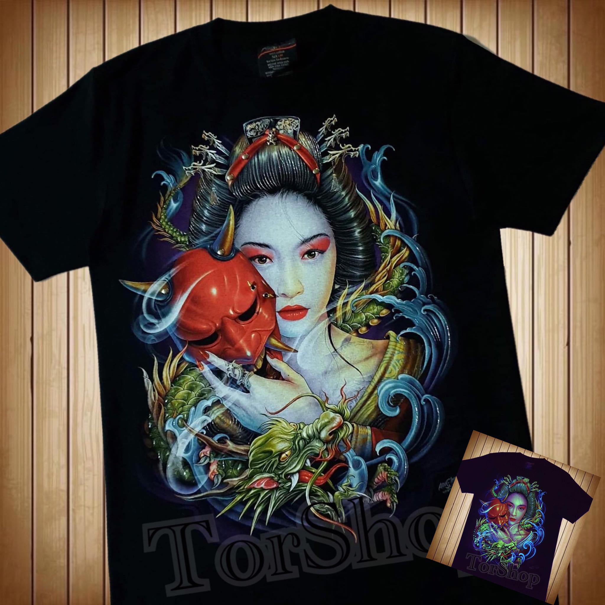 ROCK CHANG T-Shirt 3D - 4D งานจิว ความชัดระดับHD เสื้อเรืองแสง (ไซส์ ...