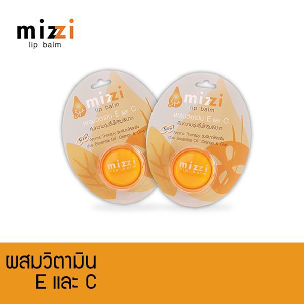 MIZZI Lip Balm มิซซี่ ลิปบาล์ม x2 | Lazada.co.th