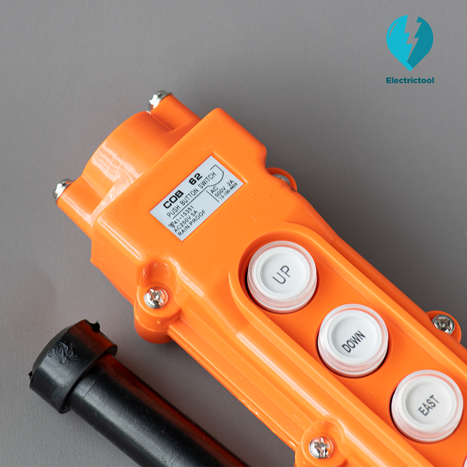 สวิทซ์รอกไฟฟ้า สวิทซ์เครน COB-62 4 ปุ่ม - ElectricTool - ThaiPick