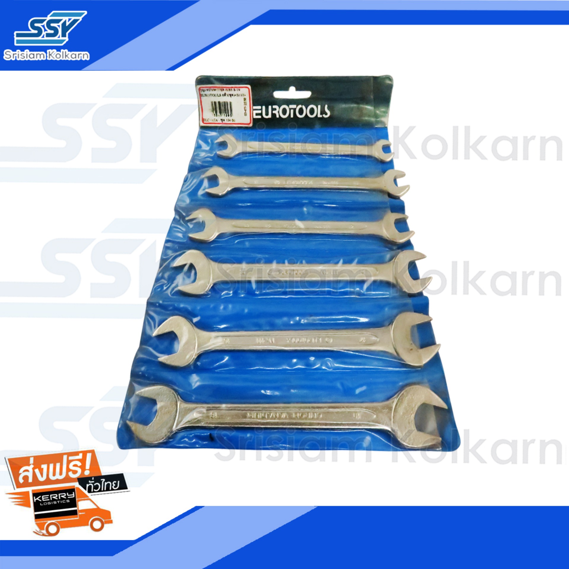 OEM กุญแจปากตายชุด เบอร์8-19 EUROTOOLS 6ตัวชุด | Lazada.co.th
