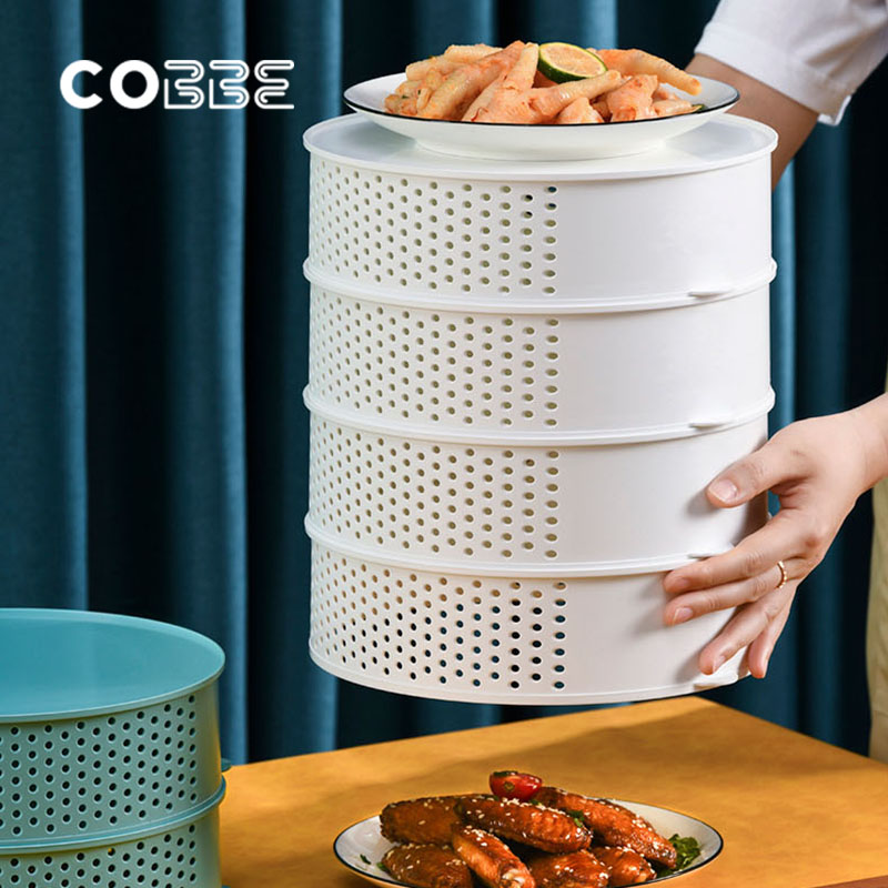 Cobbe 5ชั้น Food COVER STACKABLE Multi-Layer Food COVER Dinner Table ...