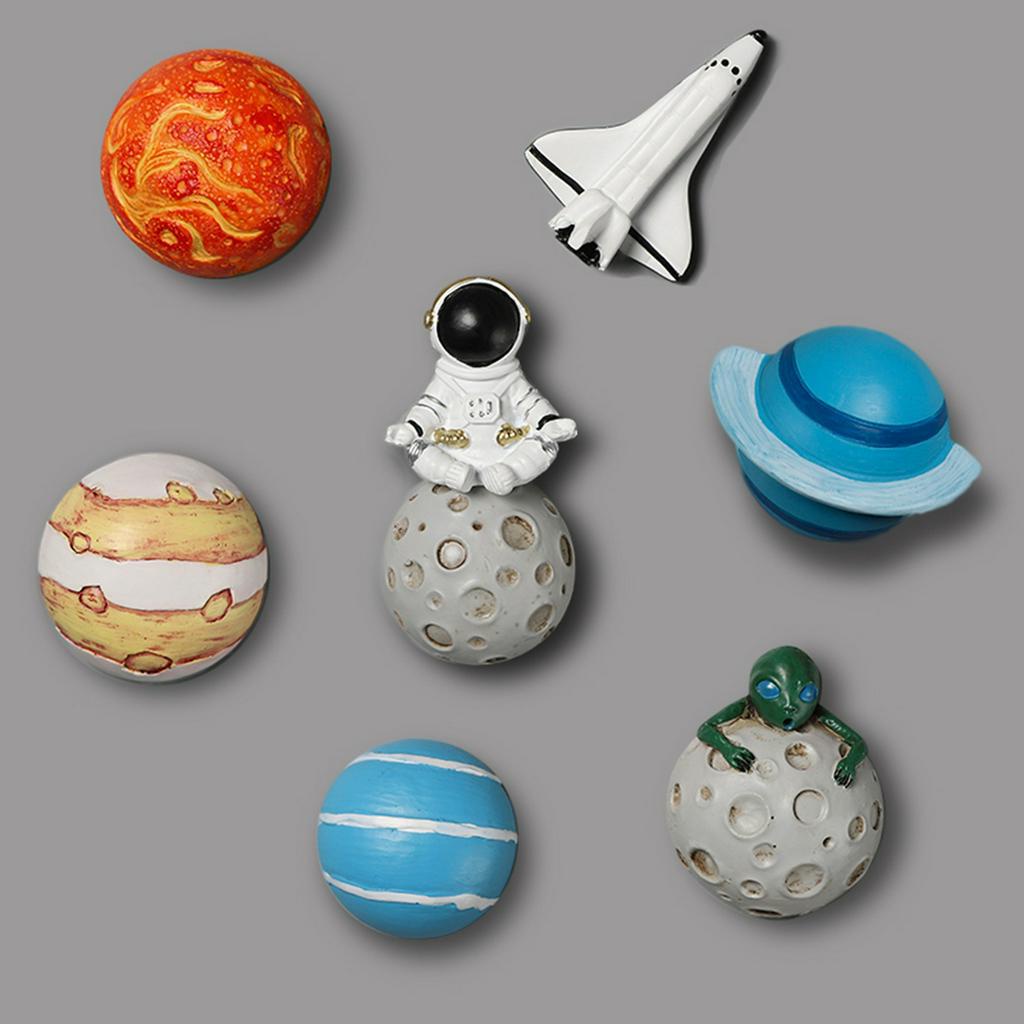 ELEGANT Venus Fridge Magnets Saturn Note Holder Message Sticker Earth ...