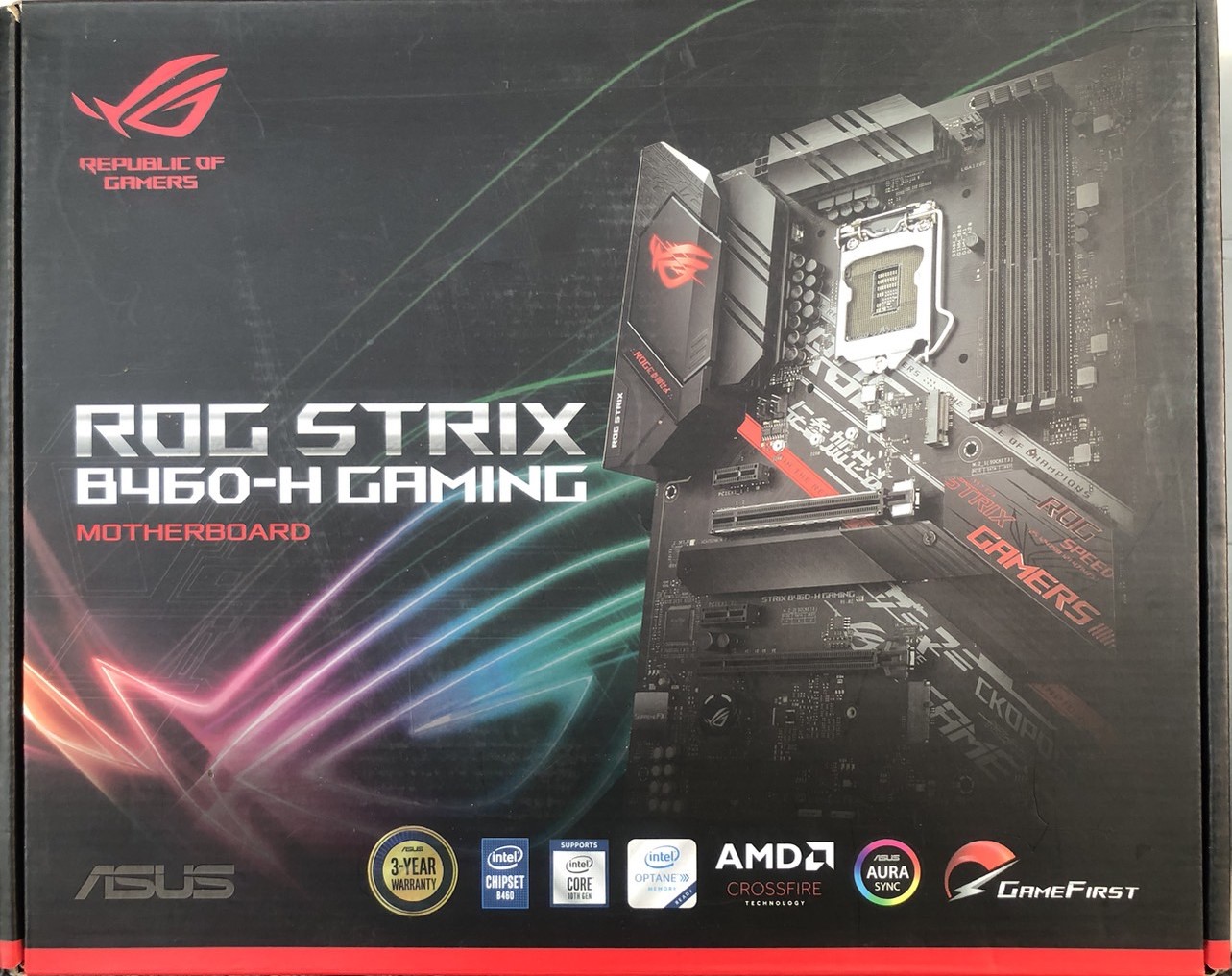 MAINBOARD (เมนบอร์ด) 1200 ASUS ROG STRIX B460-H GAMING มือสอง | Lazada ...