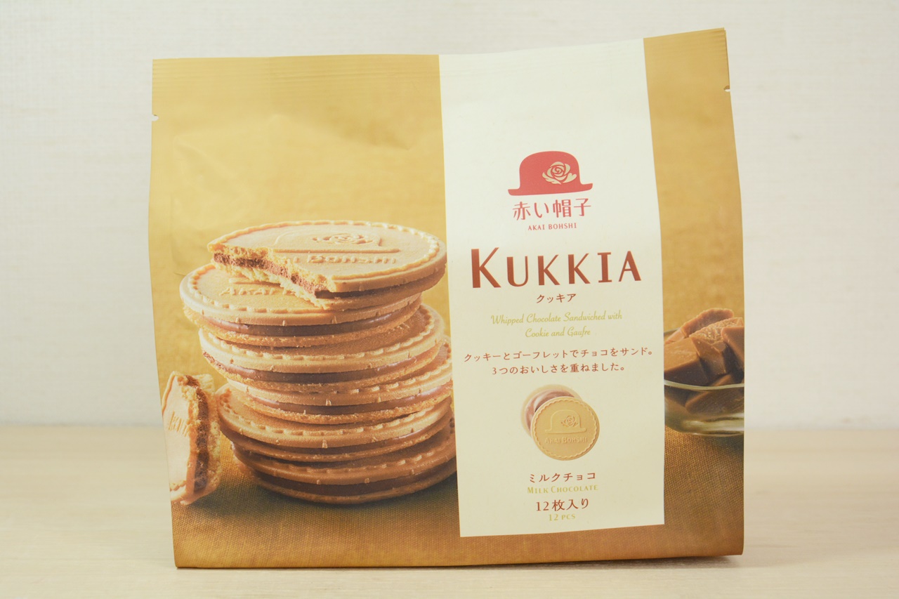 Akai boshi kukkia milk chocolate คุกกี้หมวกแดง คุกกี้แผ่นบางขนมญี่ปุ่น ...