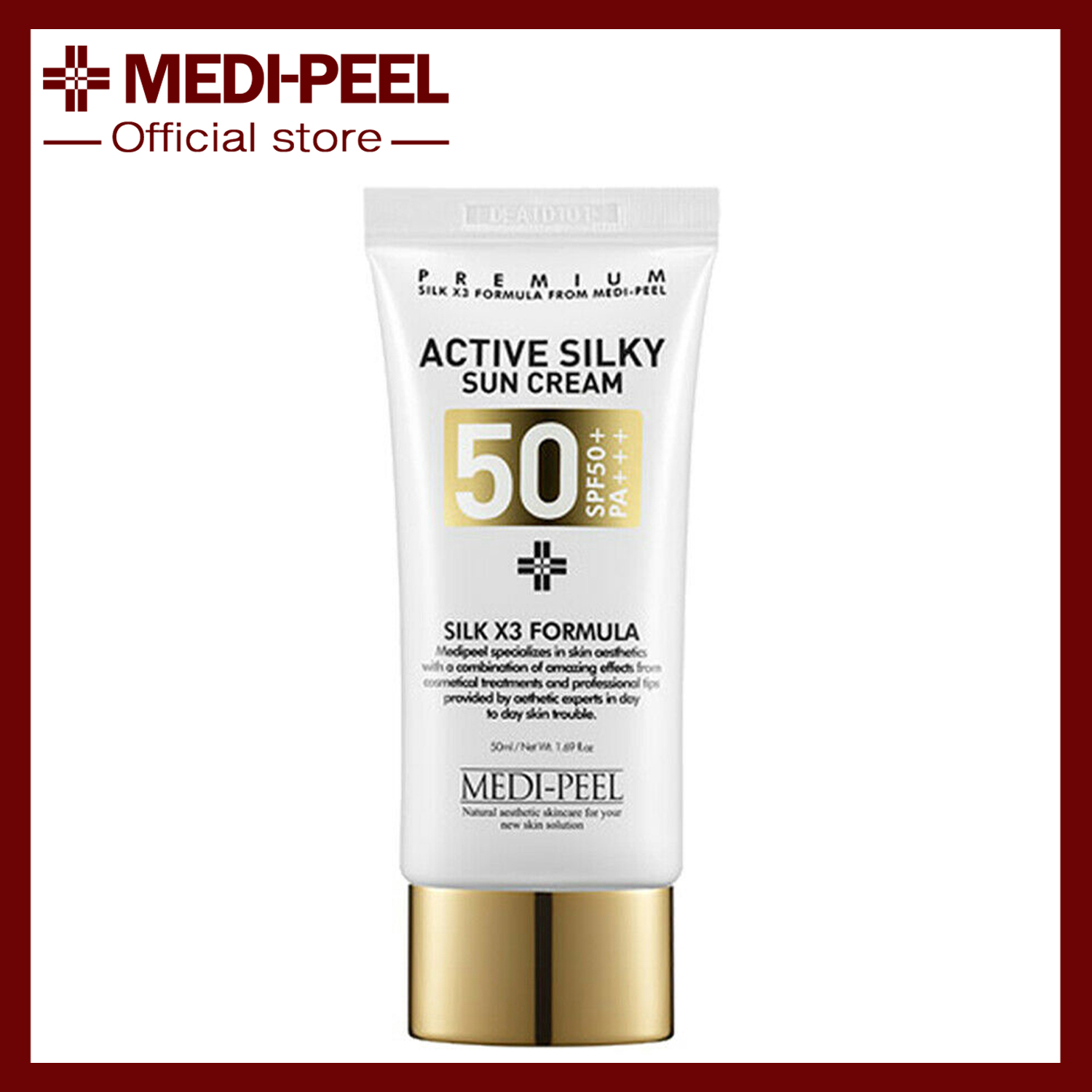 MEDI-PEEL Active Silky Sun Cream SPF 50+ PA+++ กันแดด | Lazada.co.th