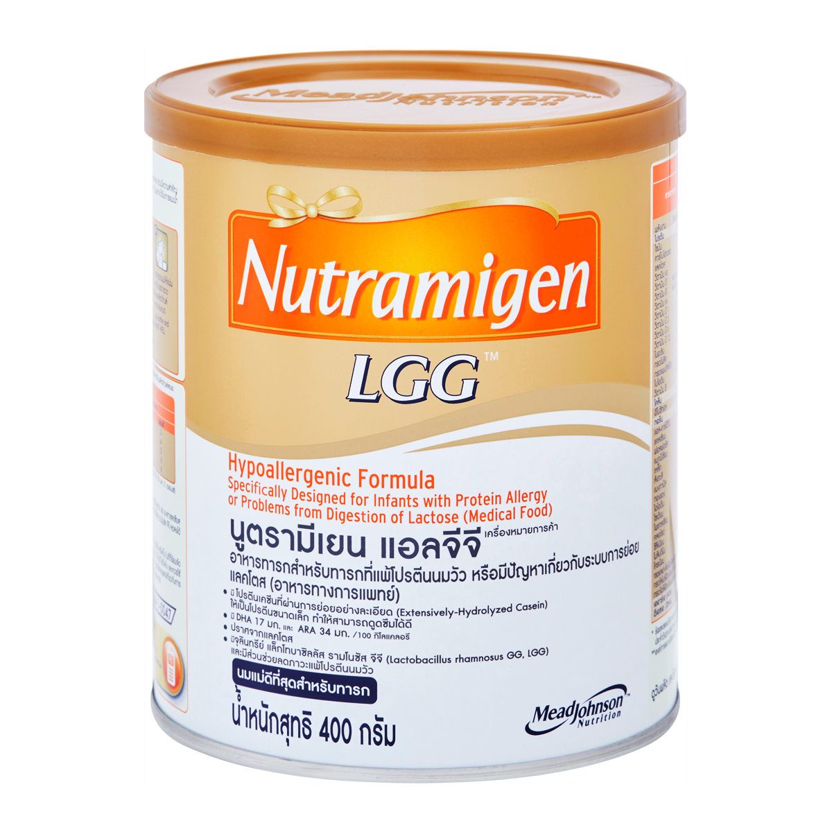 Nutramigen Lggนูตรามีเยน แอลจีจี400กรัม อาหารทารกสำกรับทารกที่แพ้โปรตีน ...