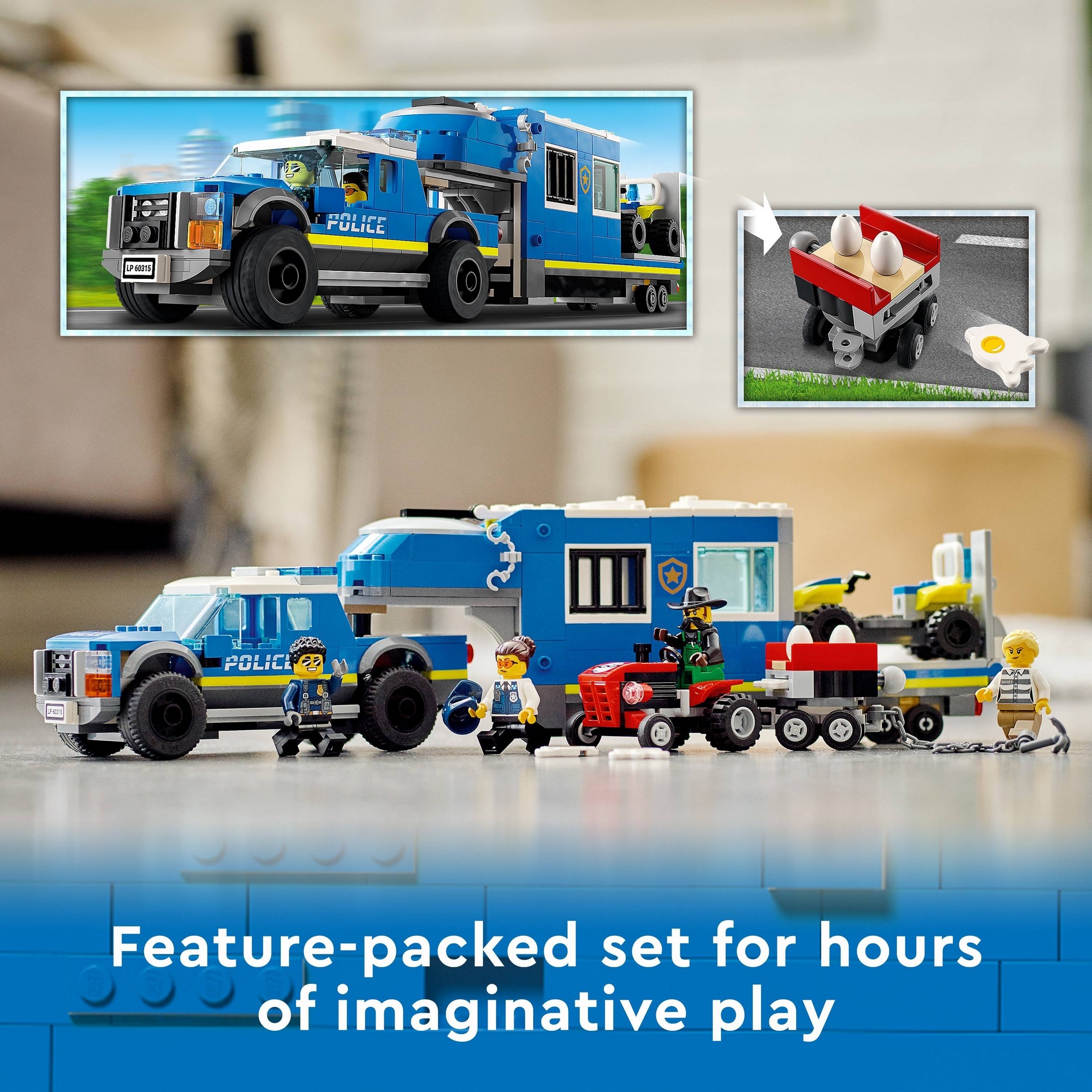LEGO City Police 60315 Police Mobile Command Truck Playset (436 Pieces ...