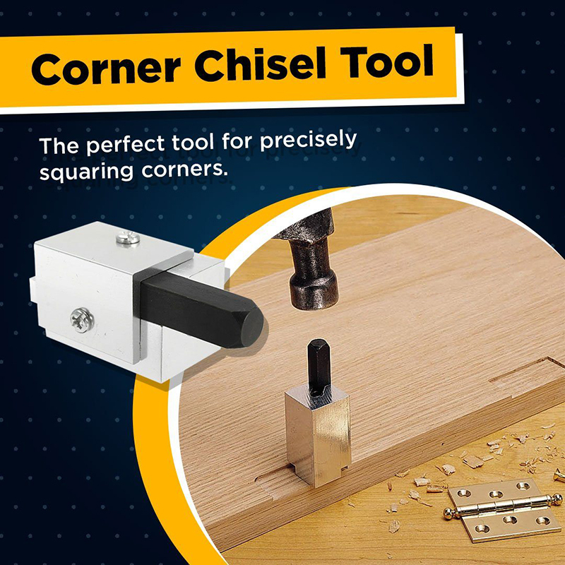 TREA Corner Chisel Tool High Accuracy Quick Cutting Hinge Recess Corner ...