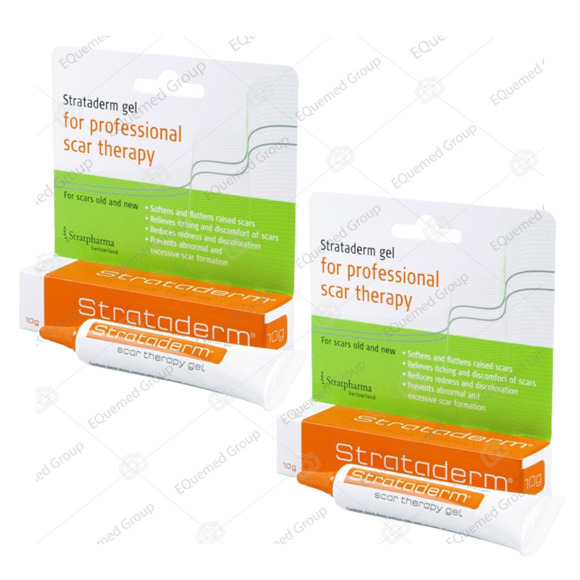 แนะนำ Strataderm Gel สแตรทตาเดิร์ม เจลรักษารอยแผลเป็น 10 กรัม (2 หลอด ...