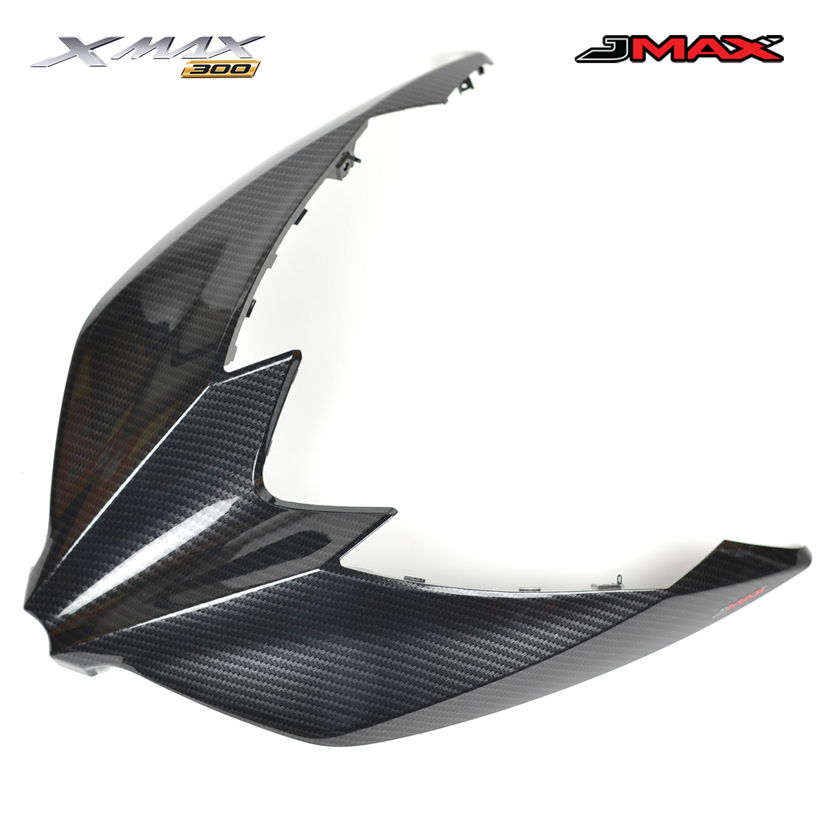ฝาครอบไฟหน้าตัวบน XMAX 300 JMAX ตรงรุ่น ลายฟิล์มคาร์บอน 6D - J-RIDER ...