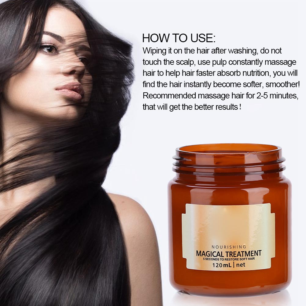 120ml Magical Hair Mask Nourishing Treatment Soft Smooth Repair Damage ...