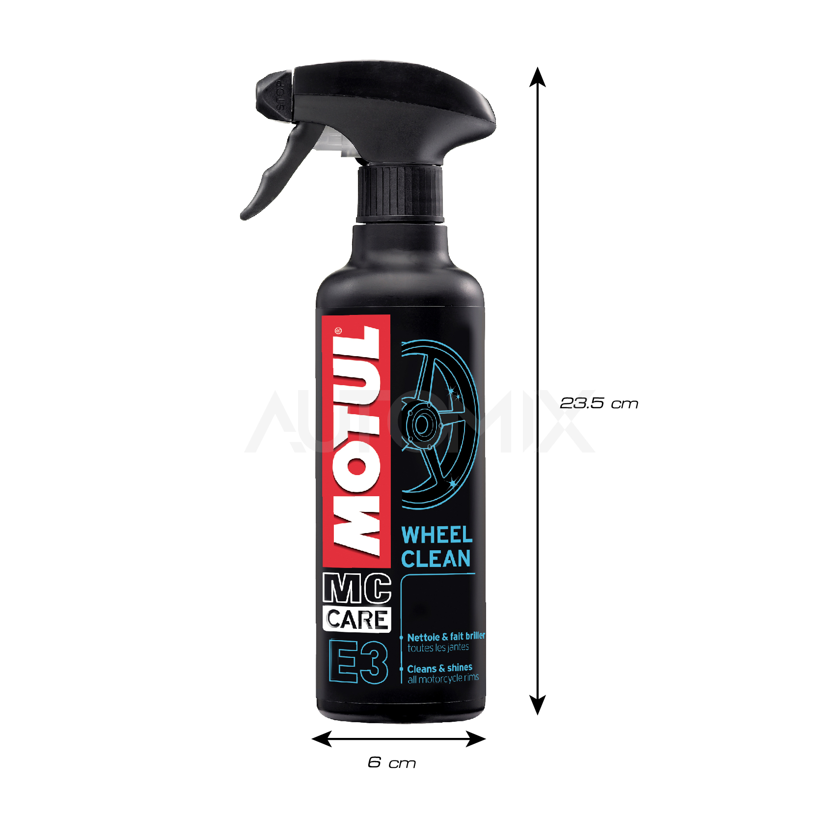 MOTUL MC CARE E3 WHEEL CLEAN น้ำยาทำความสะอาดล้อรถจักรยานยนต์ ขนาด 400 ...