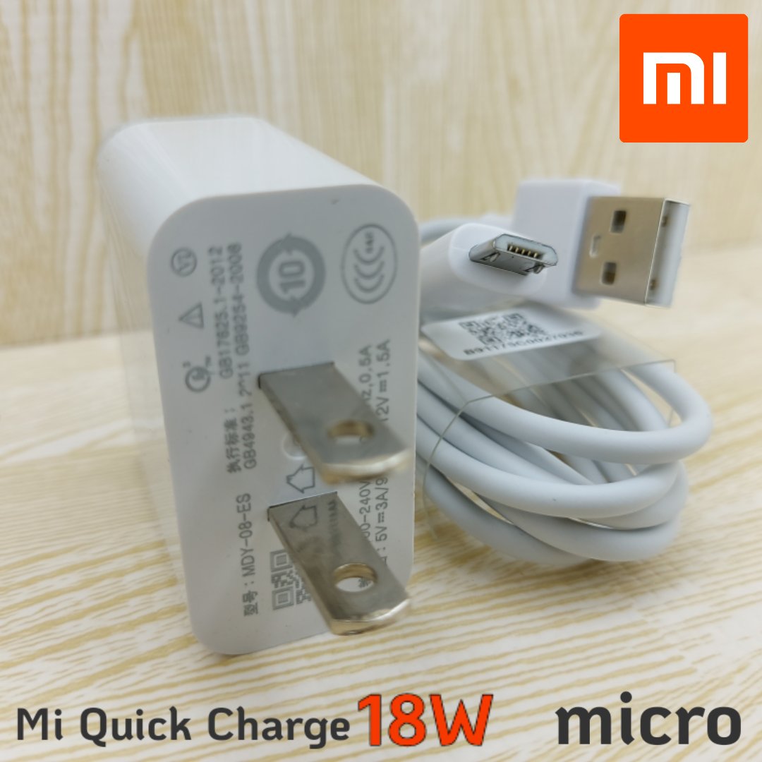ที่ชาร์จ Redmi 10A Micro 18W Mi Quick Charge เรดมี่ หัวชาร์จ สายชาร์จ 2 ...