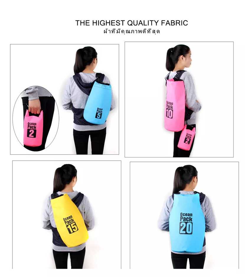 Ocean Pack 2L 6colors กระเป๋ากันน้ำขนาด2ลิตร มี6สีให้เลือกได้ Ocean ...